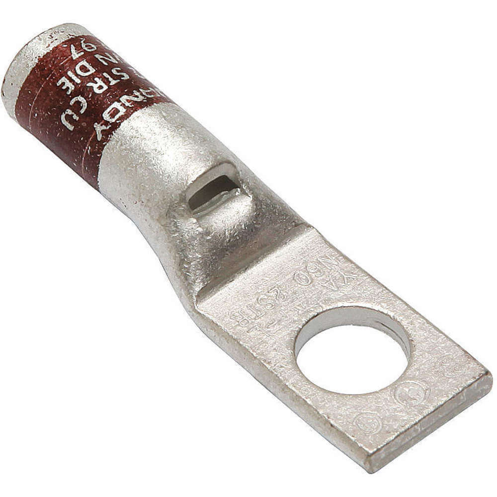 Burndy YA2CLBOX | 22C298 | Standard Barrel Cu Terminal 1 Hole 2 Awg