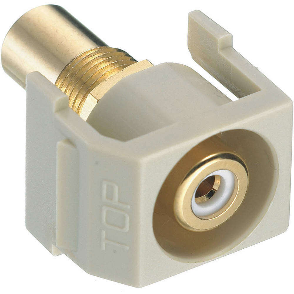Hubbell Premise Wiring SFRCWREI | 22LW09 | Snap Fit Connector Red/Ivory ...