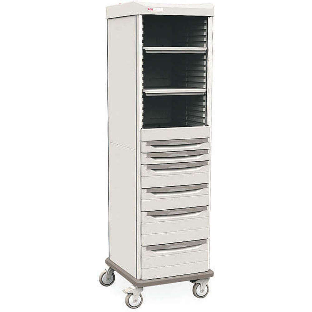 Metro SXRSGS2 | Medical Mobile Cart Light Taupe | Raptor Supplies Australia