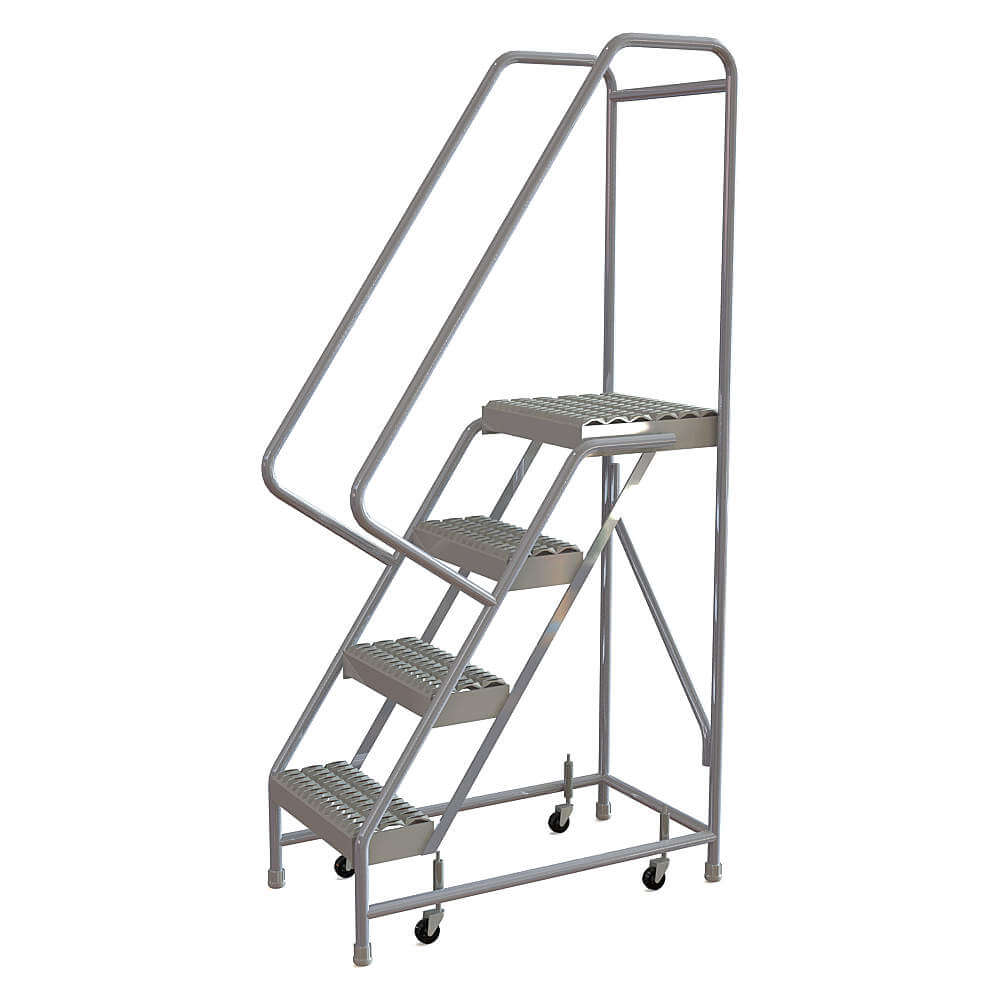 Tri-arc WLAR003245 | 29RJ84 | Rolling Ladder 3 Steps Serrated Tread ... Tri-arc WLAR003245 | 29RJ84 | Rolling Ladder 3 Steps Serrated Tread ...