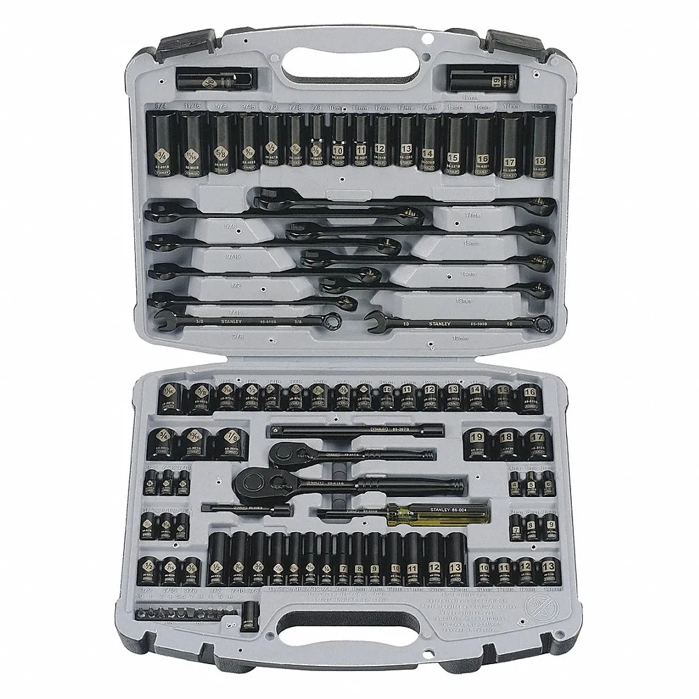 Stanley black chrome tool set store
