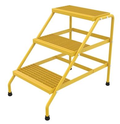 Vestil SSA-3-KD-Y | Aluminium Step Stand, 3 Step, Knock Down, Yellow ...